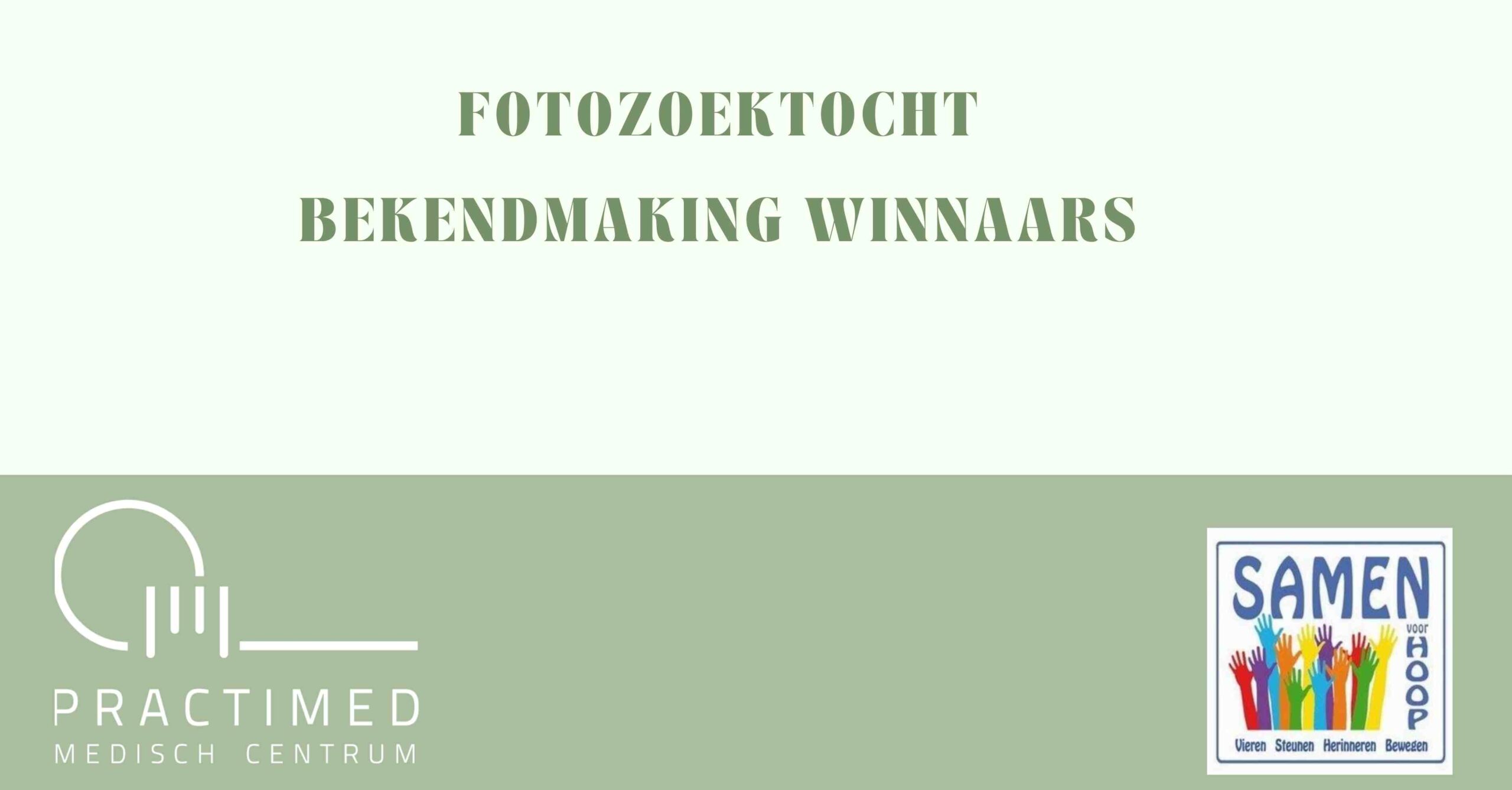 Bekendmaking winnaars foto-zoektocht - Practimed